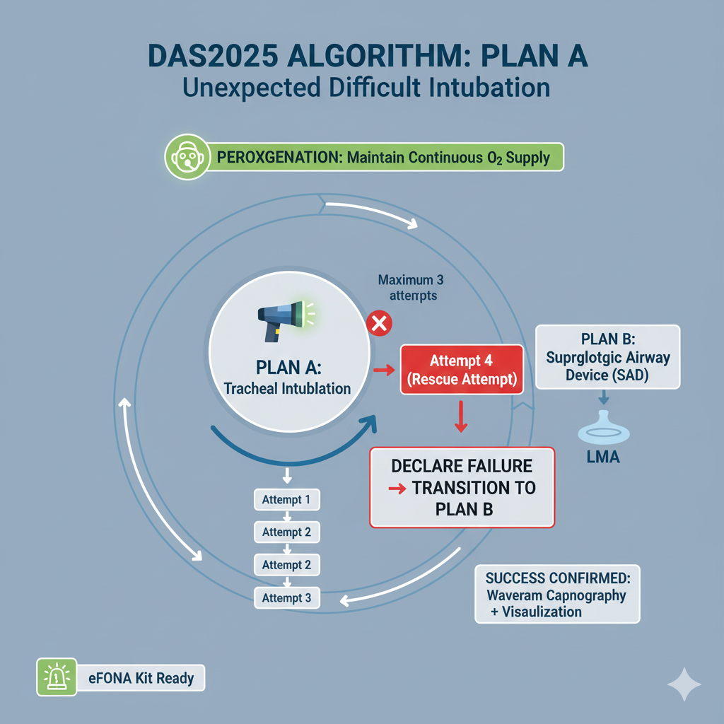 Q：DAS2025 の PLAN A とは？: 麻酔科勤務医のお勉強日記